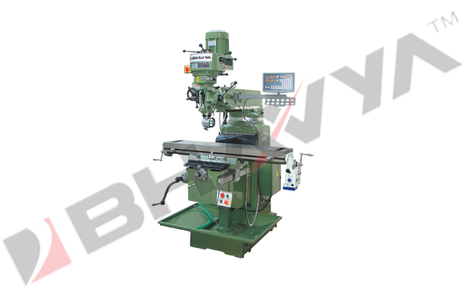 Turret Milling Machine - Vertical Turret CNC Milling Machine - Bhavya ...